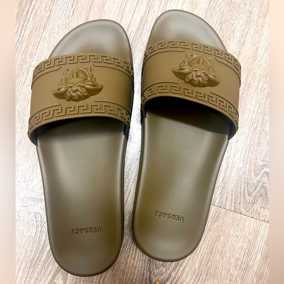 Versace | Shoes | Brand New Versace Slides With Box And Dust Bag | Poshmark